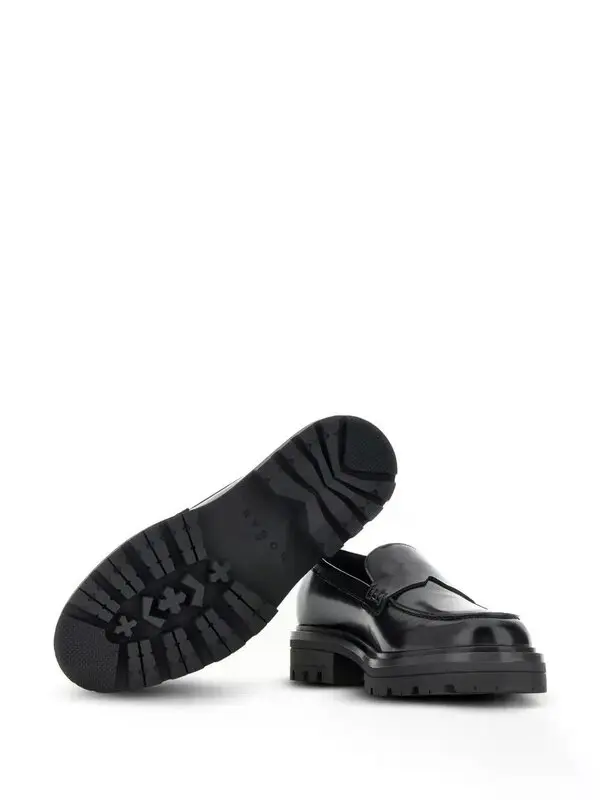 Hogan Leather Slip-on Loafers