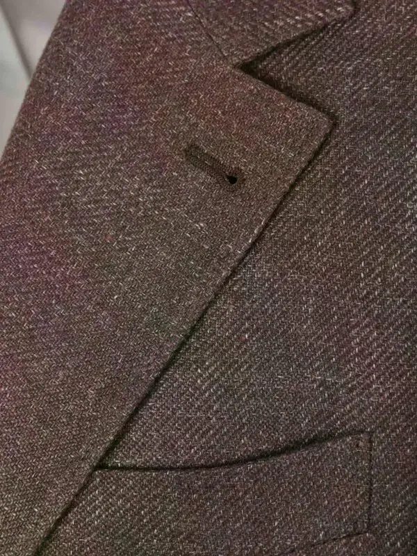 Brunello Cucinelli Single-breasted Blazer - Brown