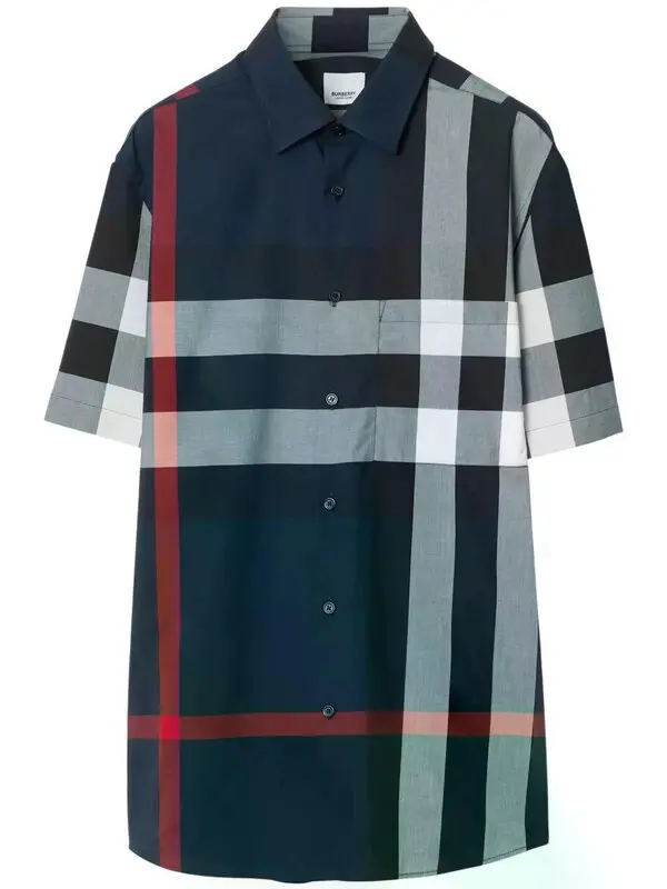Burberry Check-pattern Cotton Shirt