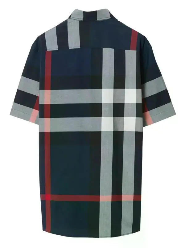 Burberry Check-pattern Cotton Shirt