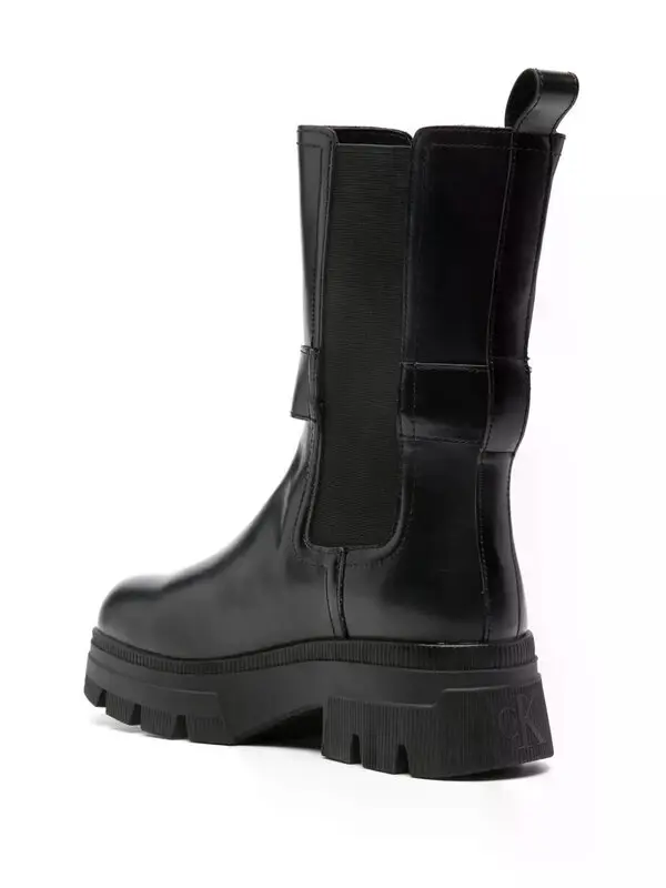 Calvin Klein Leather Chelsea Boots