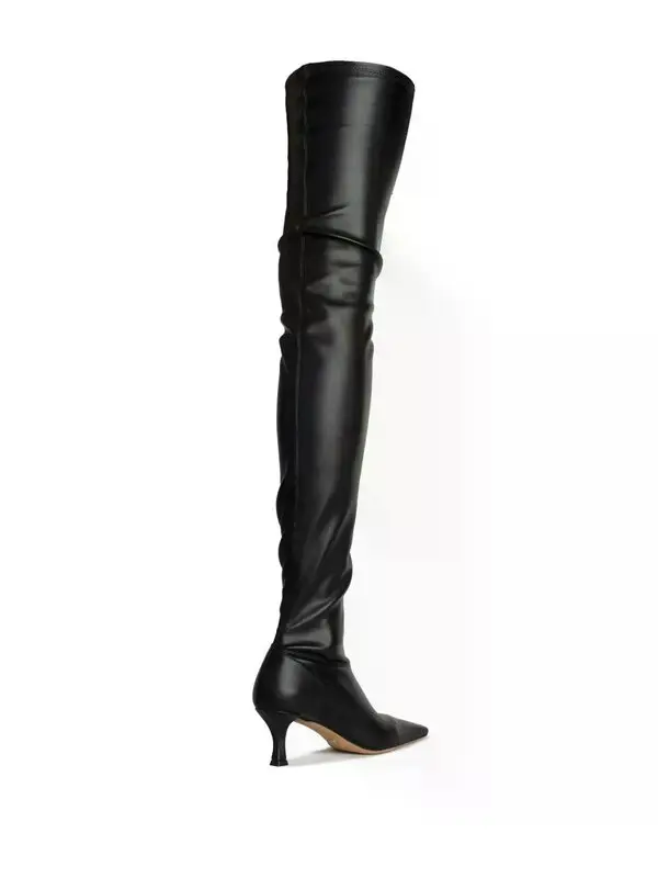 Proenza Schouler Trap Over-the-knee Leather Boots