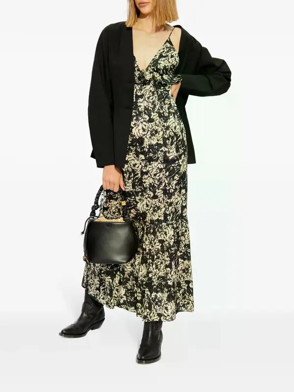 GANNI Floral-print Maxi Dress