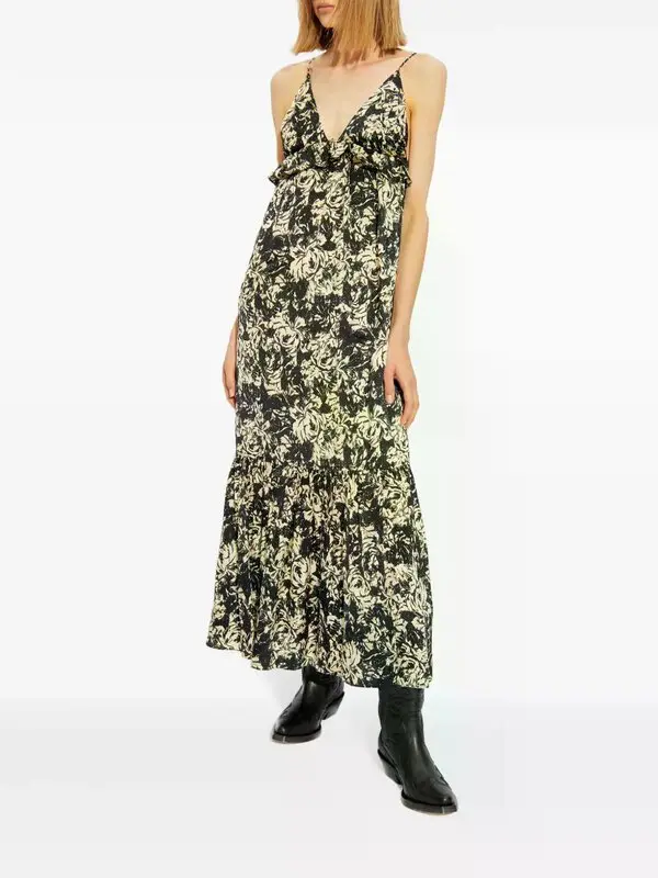 GANNI Floral-print Maxi Dress