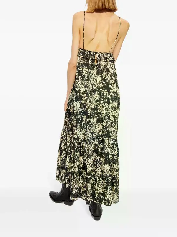 GANNI Floral-print Maxi Dress