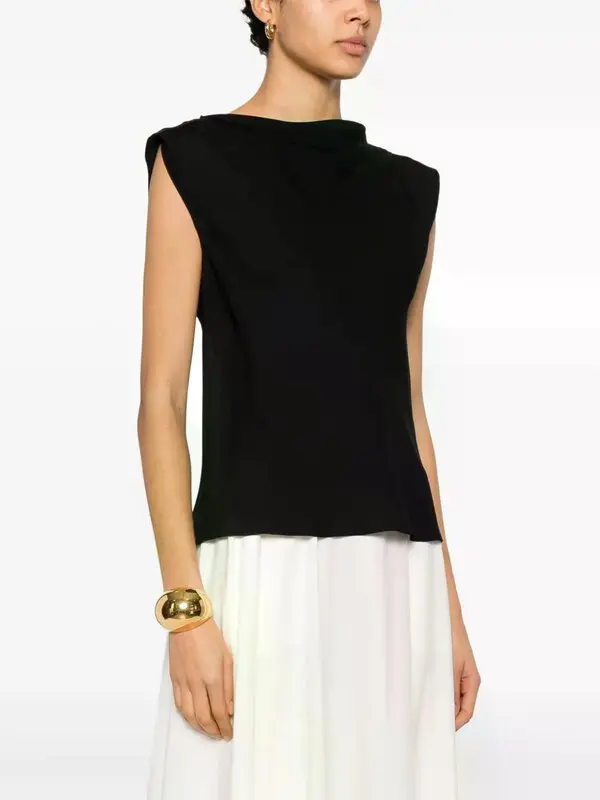 Theory Cowl-neck Sleeveless Blouse