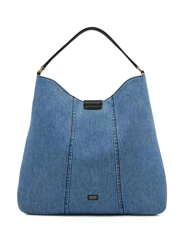 TOM FORD Denim Tote Bag - Blue