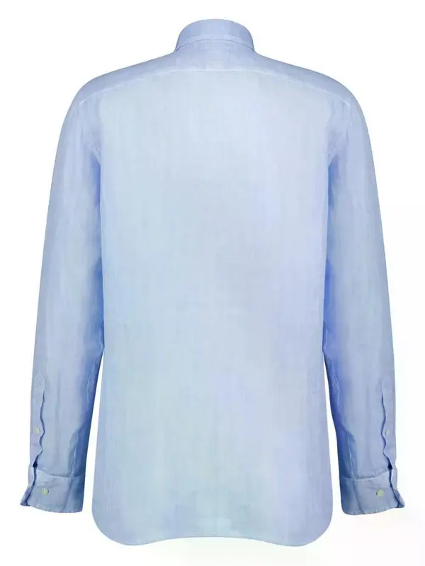120% Lino Linen Shirt - Blue