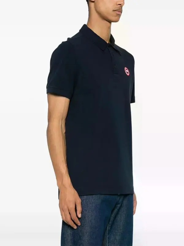 Canada Goose Beckley Cotton Polo Shirt - Blue