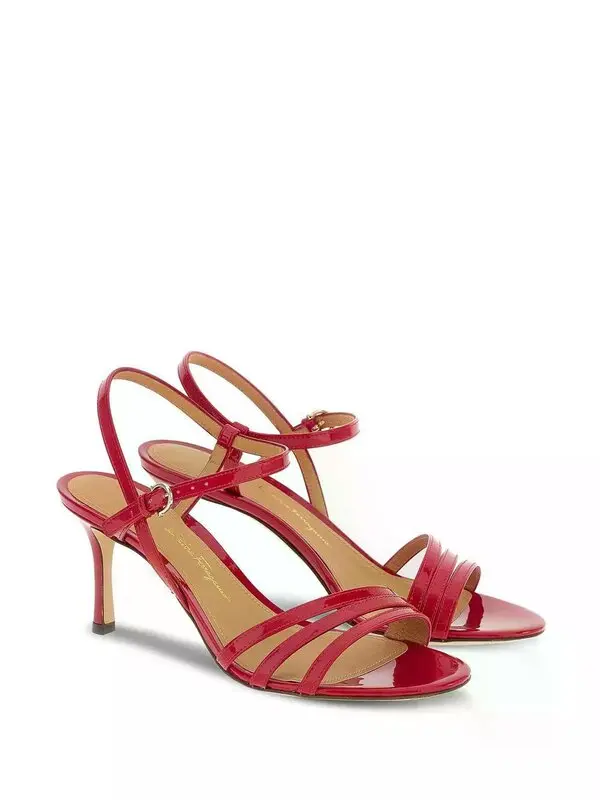 FERRAGAMO High-shine Finish 70mm Sandals