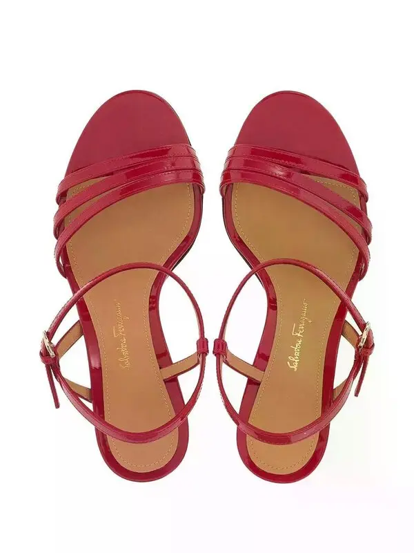 FERRAGAMO High-shine Finish 70mm Sandals
