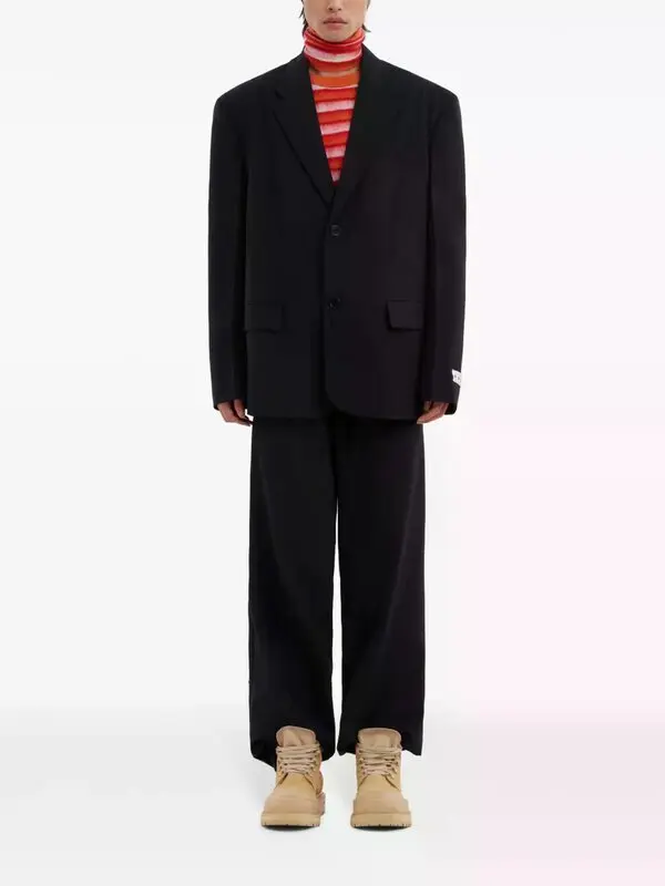 Marni Logo-appliqué Single-breasted Blazer