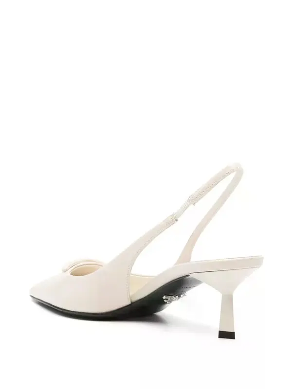 Prada 35mm Leather Slingback Pumps