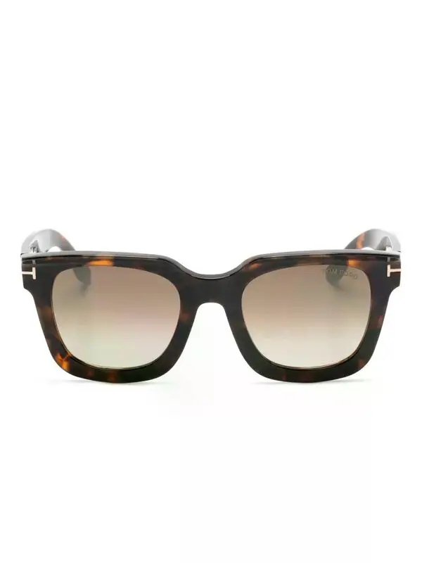TOM FORD Square-frame Sunglasses - Brown