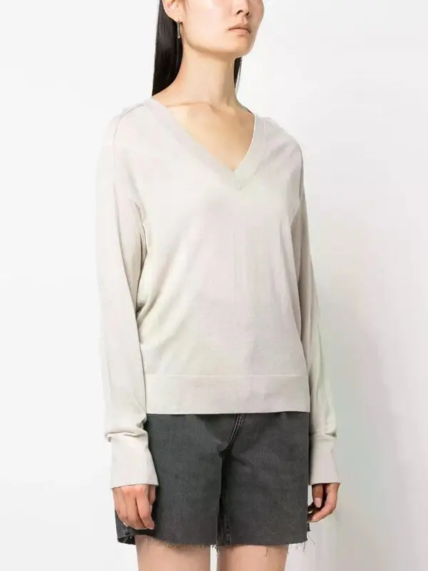 Calvin Klein V-neck Wool Jumper