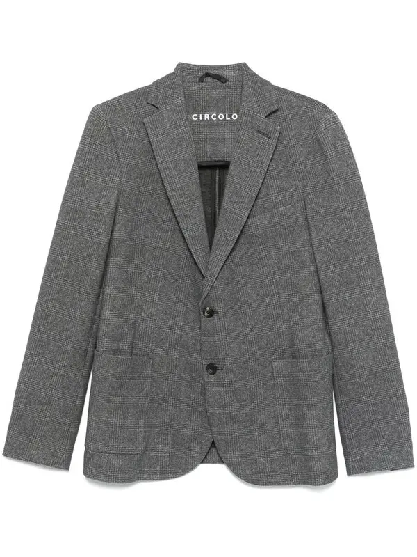 CIRCOLO 1901 Checked Blazer - Grey