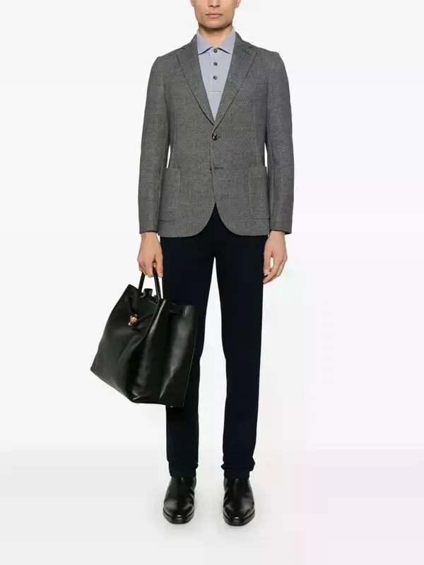 CIRCOLO 1901 Checked Blazer - Grey