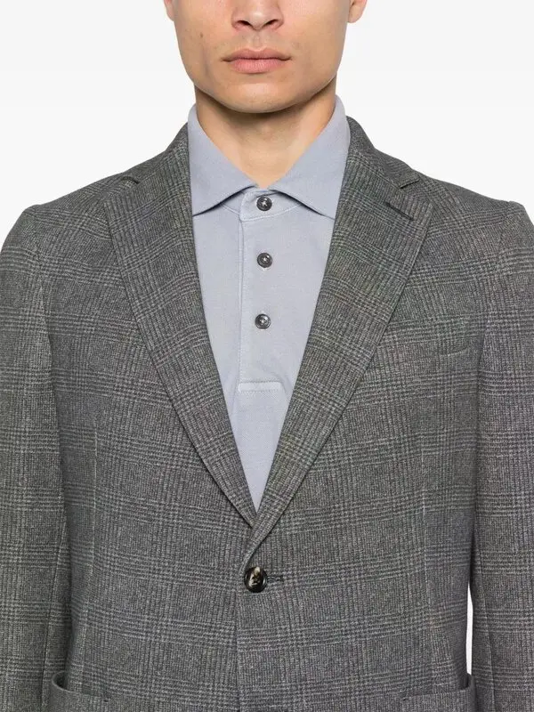 CIRCOLO 1901 Checked Blazer - Grey