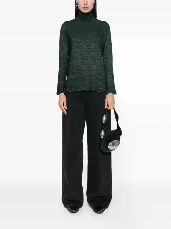 Avant Toi Textured Cashmere-silk Blend Turtleneck Sweater