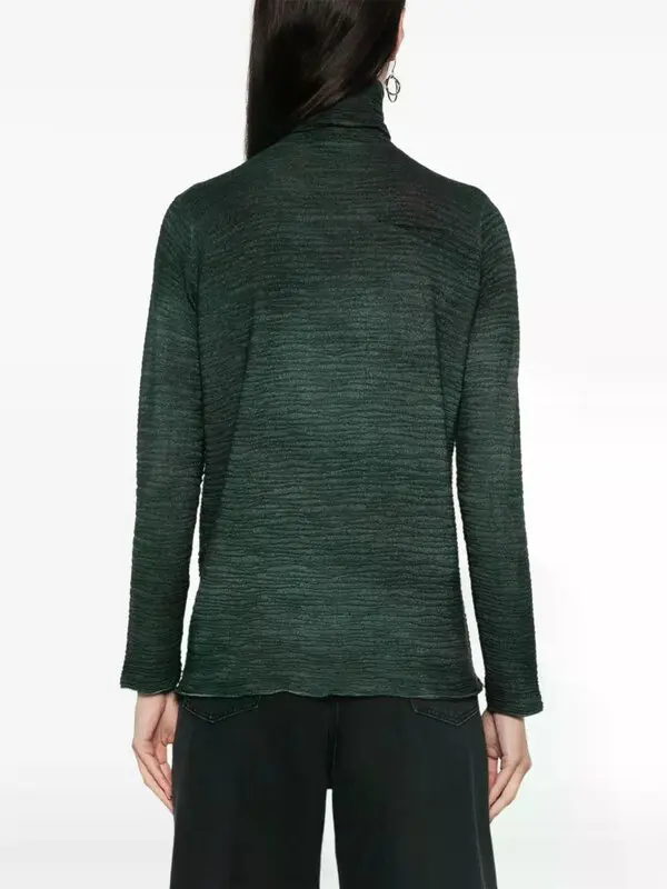 Avant Toi Textured Cashmere-silk Blend Turtleneck Sweater