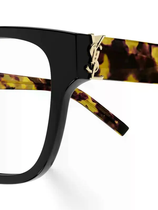 Saint Laurent Square-frame Glasses - Black
