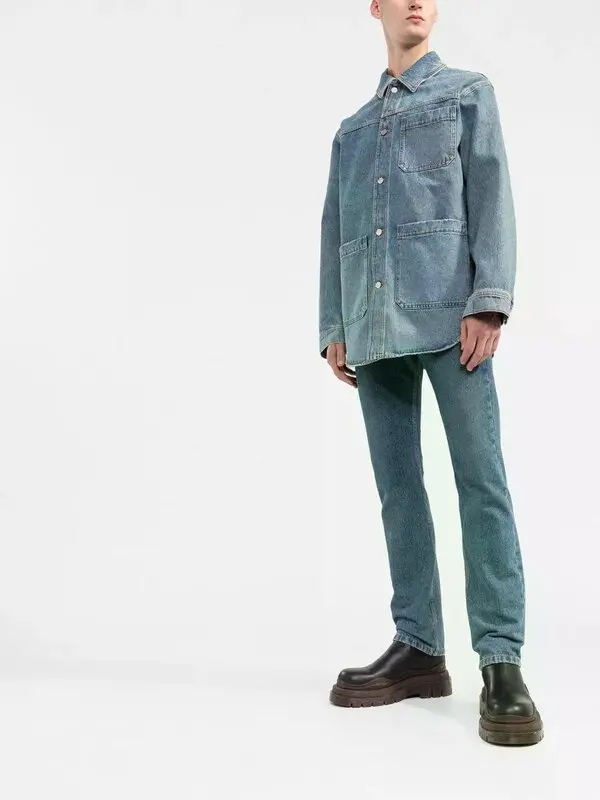 Valentino Garavani Vlogo Signature Denim Shirt