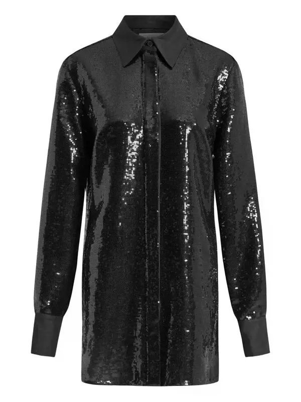 16Arlington Marley Sequin-embellished Shirt - Black
