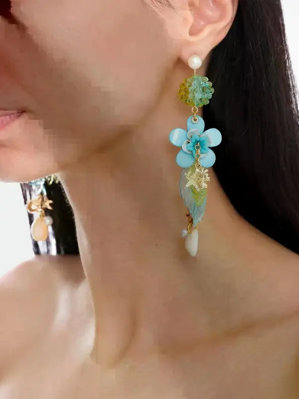 AMIR SLAMA X Jade Jade Drop Earrings