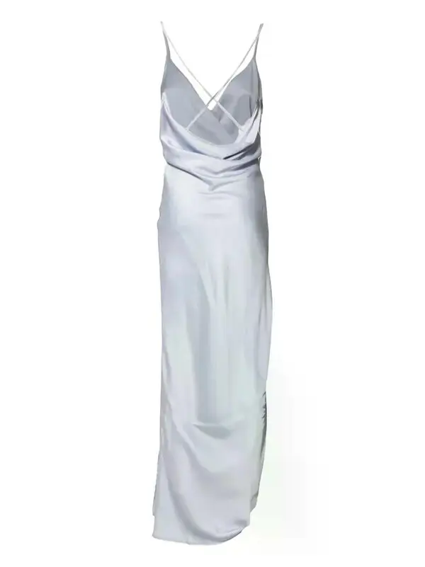 NINEMINUTES Draped Slip Dress