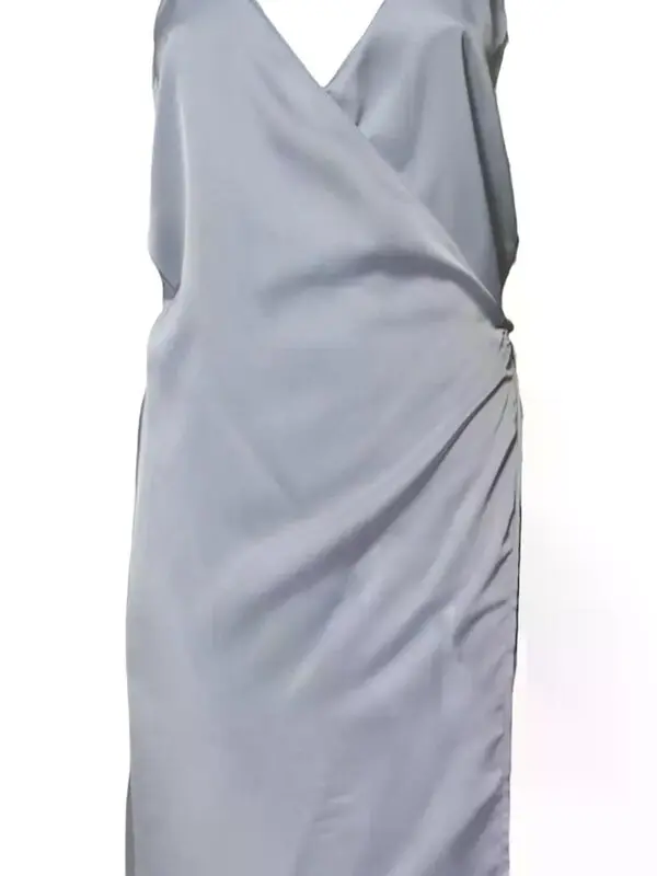 NINEMINUTES Draped Slip Dress