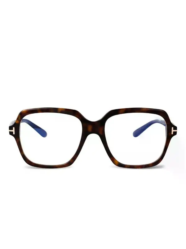 TOM FORD Tortoiseshell Square-frame Glasses - Brown