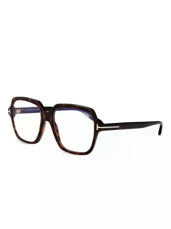 TOM FORD Tortoiseshell Square-frame Glasses