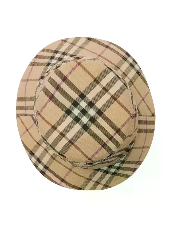 Burberry Checked Bucket Hat