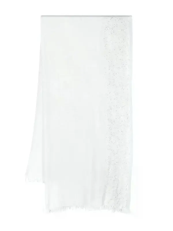 Faliero Sarti New Dalila Sequin-embellished Scarf - Blue