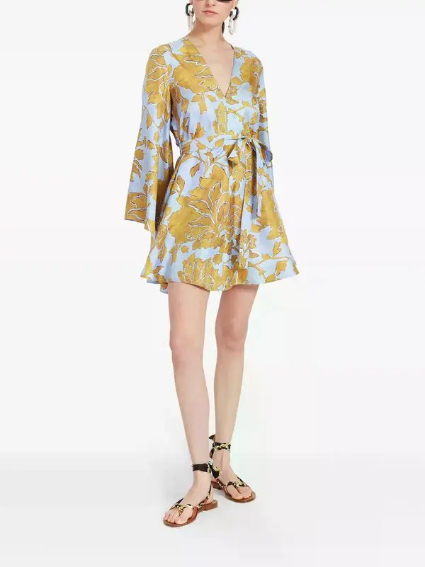 La DoubleJ Magnifico Silk Mini Dress