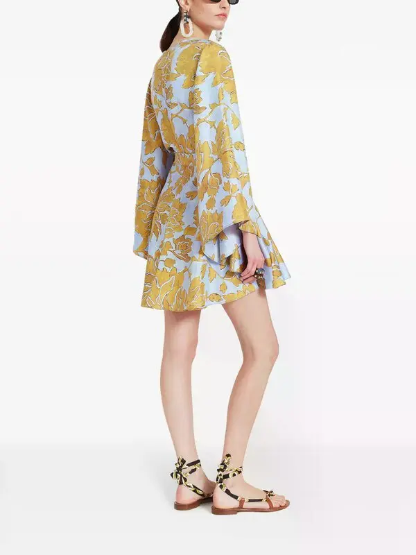 La DoubleJ Magnifico Silk Mini Dress