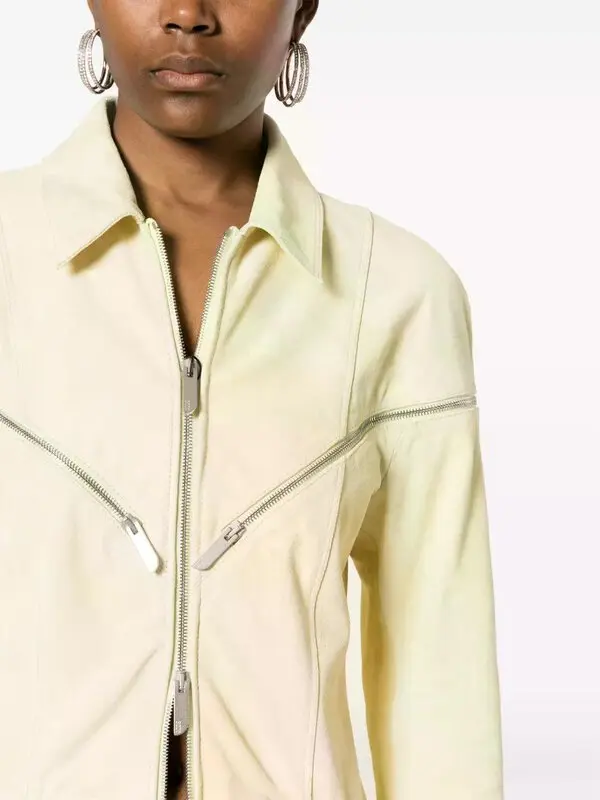 Gcds All-around-zip Suede Jacket