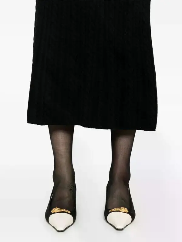 Alessandra Rich Cable-knit Maxi Skirt