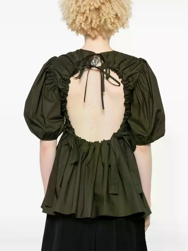 Cecilie Bahnsen Anisha Top - Green