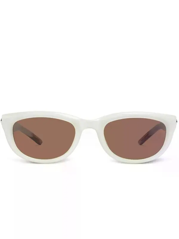 GENTLE MONSTER Monochrome Cat-eye Sunglasses - White