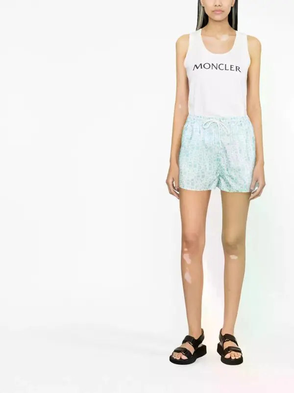 Moncler Logo-print Drawstring Shorts