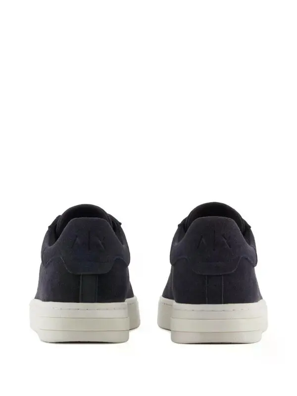 Armani Exchange Suede Lace-up Round Toe Trainers