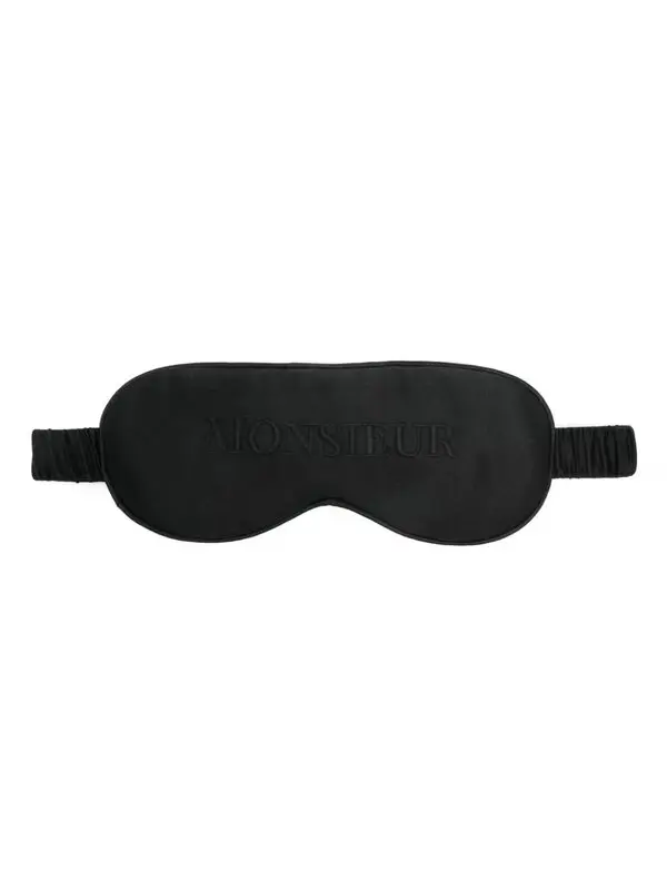 MAISON CLOSE Monsieur Eye Mask - Black
