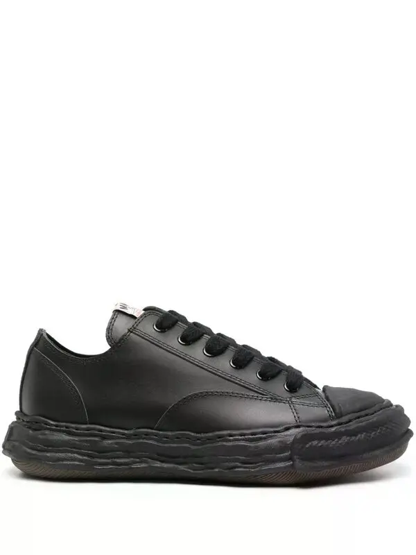 Mihara Yasuhiro Peterson 23 Leather Sneakers - Black