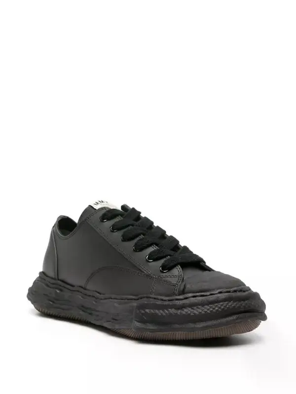 Mihara Yasuhiro Peterson 23 Leather Sneakers - Black
