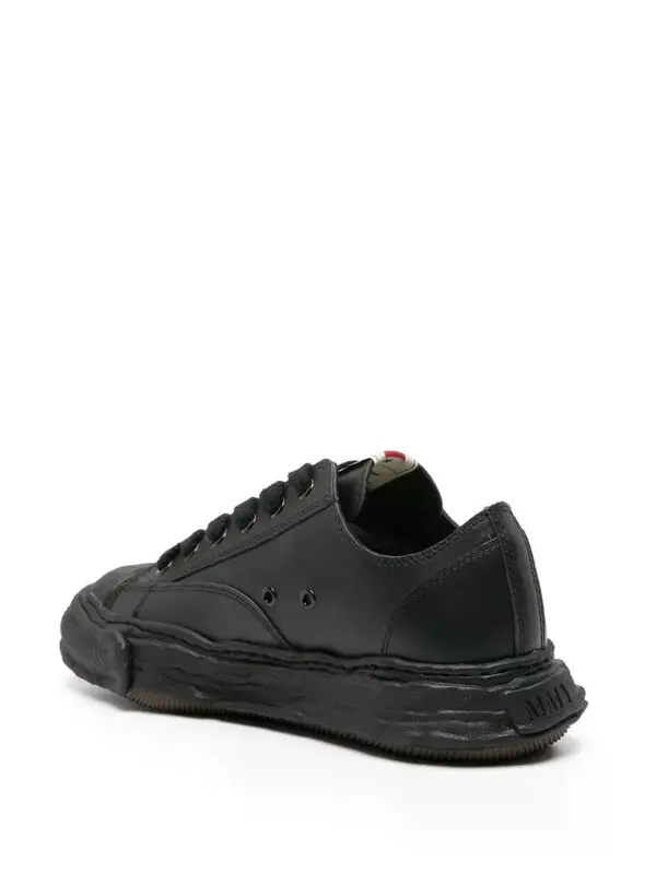 Mihara Yasuhiro Peterson 23 Leather Sneakers - Black