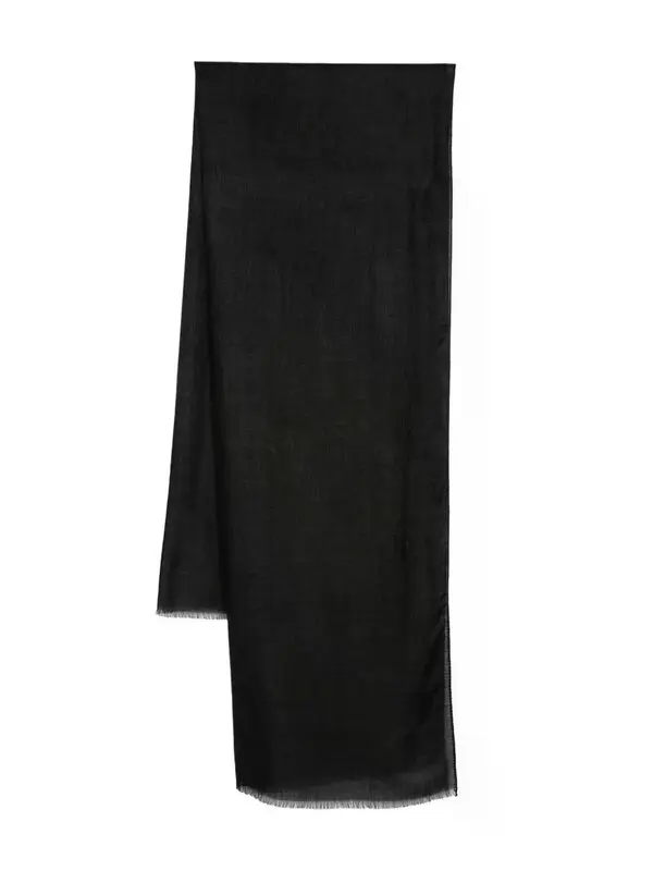 D4.0 Fringed Scarf - Grey