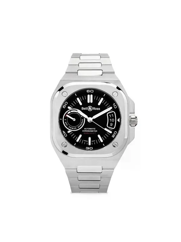 BELL & ROSS Automatic Winding Watch With Stainless Steel Bracelet - Black