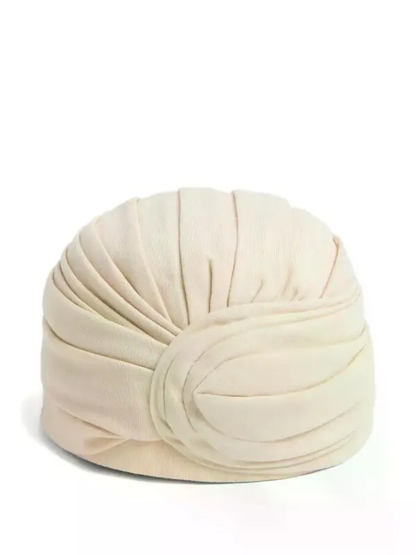 Valentino Garavani Vlogo Signature Rigid Head Scarf - Neutrals