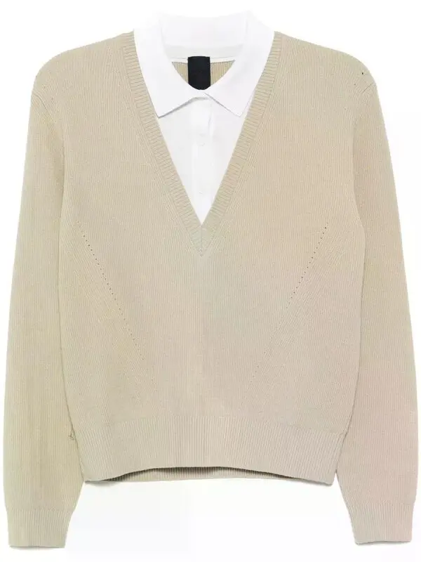 JUUN.J Patchwork Design Jumper